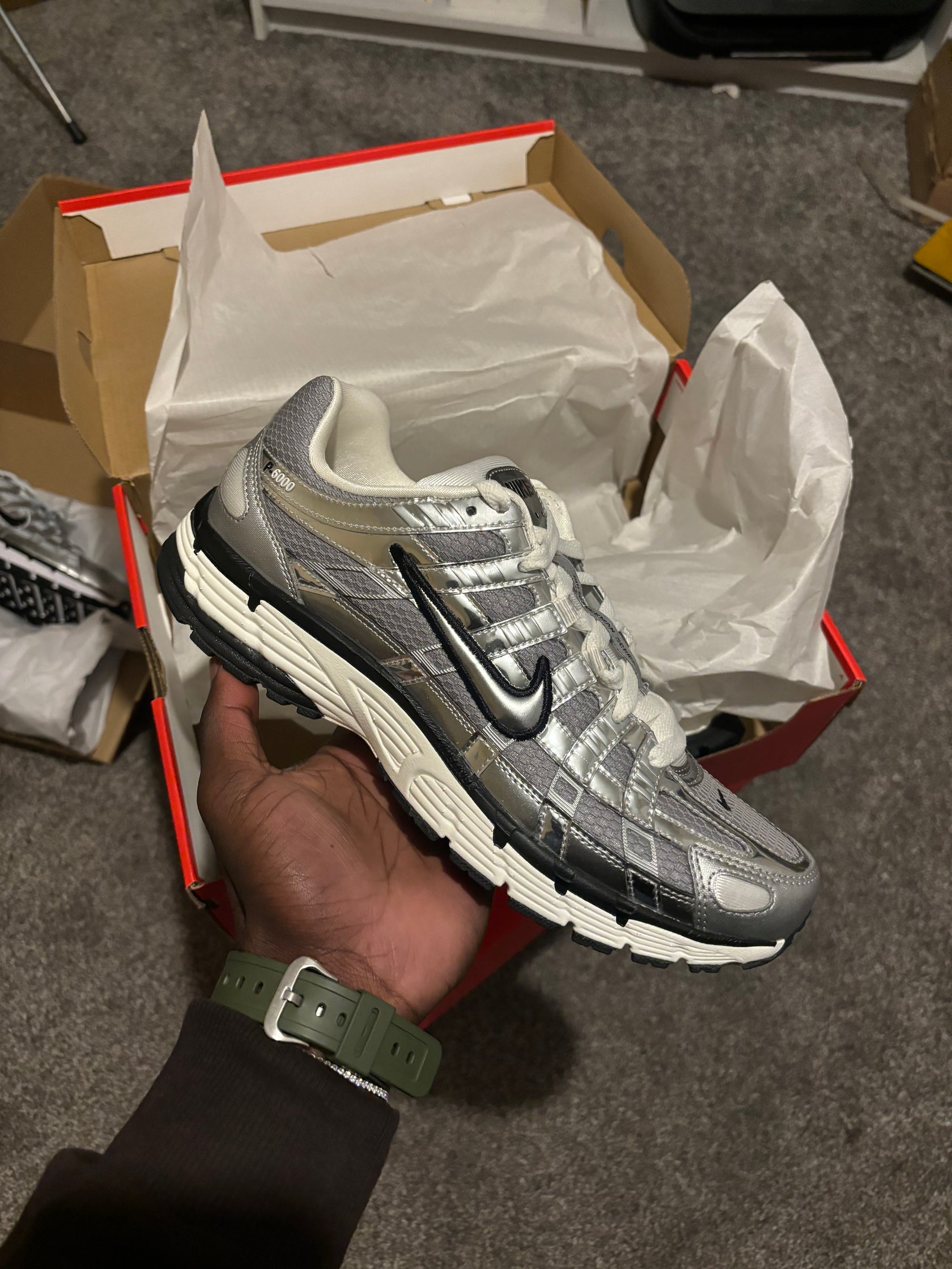 Nike P6000 metallic silver – STARSNEAKERSMK